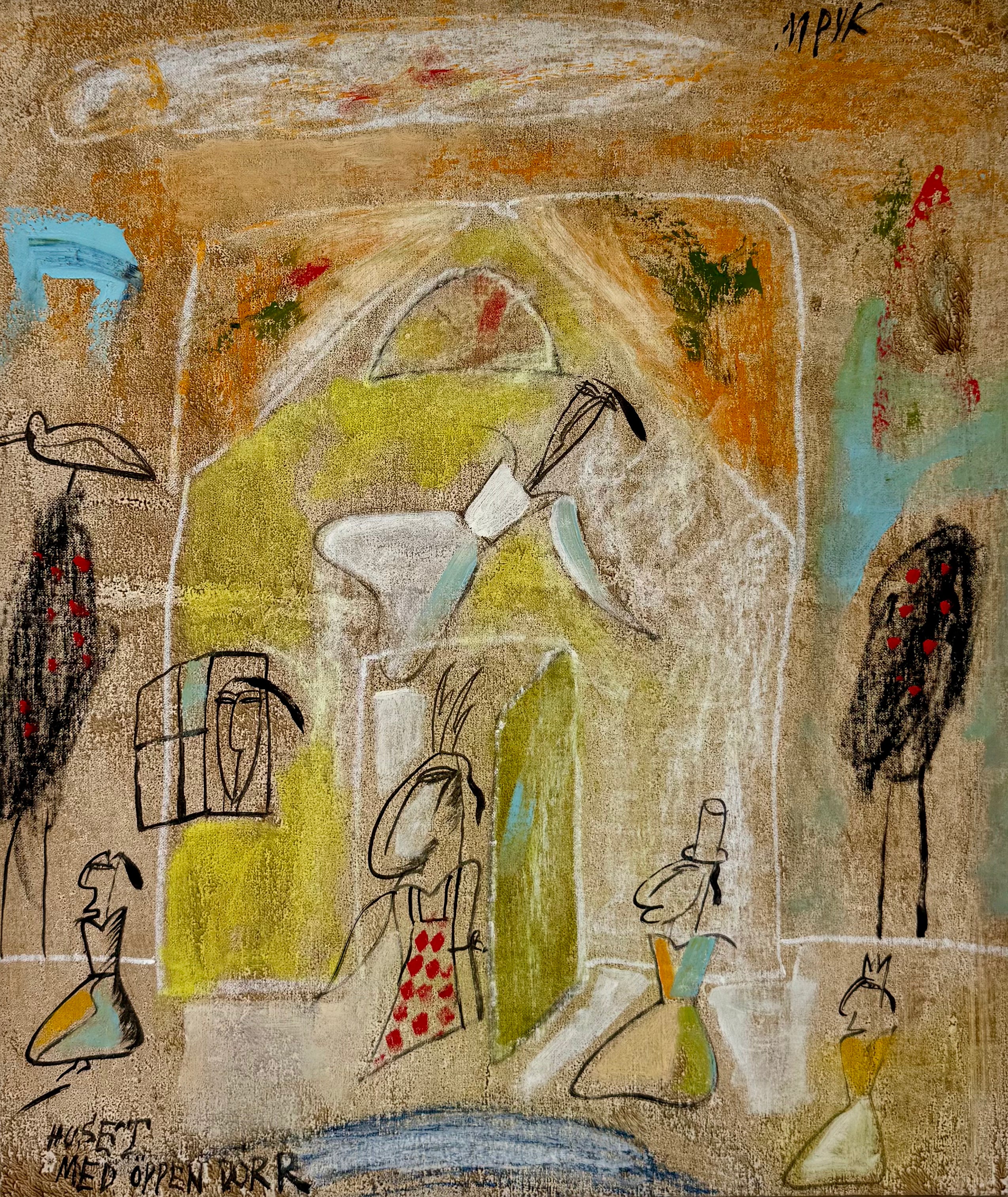 Madeleine Pyk - Huset med öppen dörr — Galleri Mats Bergman